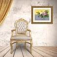 Wang, Melissa 32x25 Gold Ornate Wood Framed with Double Matting Museum ...