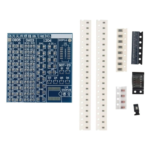 SMT SMD Component Welding Practice Board Soldering DIY Kits Fanny Skill ...