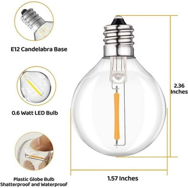 Upgraded Rechargeable Emergency Light Bulbs For 6 8hrs Light Bulbs 7/9 ...