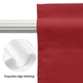 Black Ripple Swag Curtain Valance for Windows, Black Striped Simple ...