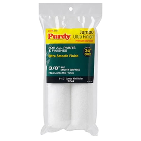 Purdy 140626052 6.5 x 0.38 in. Ultra Finish Jumbo Mini Roller Cover - 2 ...