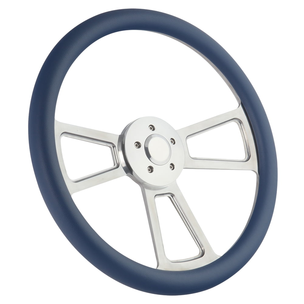 International - All Models 18" Polished Billet & Half Wrap Steering ...