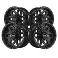 20" Black With Milled Accents Warlock 217 Wheel by Ultra Wheel 217 ...