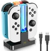 Charging For Nintendo Switch Joy-Con Controllers 2 in 1 Joy-Con Charger ...