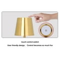LED Touch Lamp Cordless Rechargeable Modern Dimmable Touch Switch Table ...
