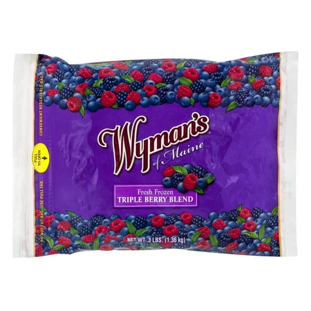 Wyman's of Maine Triple Berry Blend, 3.0 LB - Walmart.com