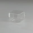 Detroit Forming OPS Plastic Square Food Container Clear, 5.125" Length ...