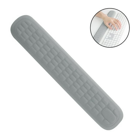 1 set Computer Keyboard Wrist Rest Pad Made of Memory Foam with Anti ...
