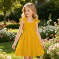 Little Girl Dresses Girls Elegant Dress with Bow and Train Formal ...