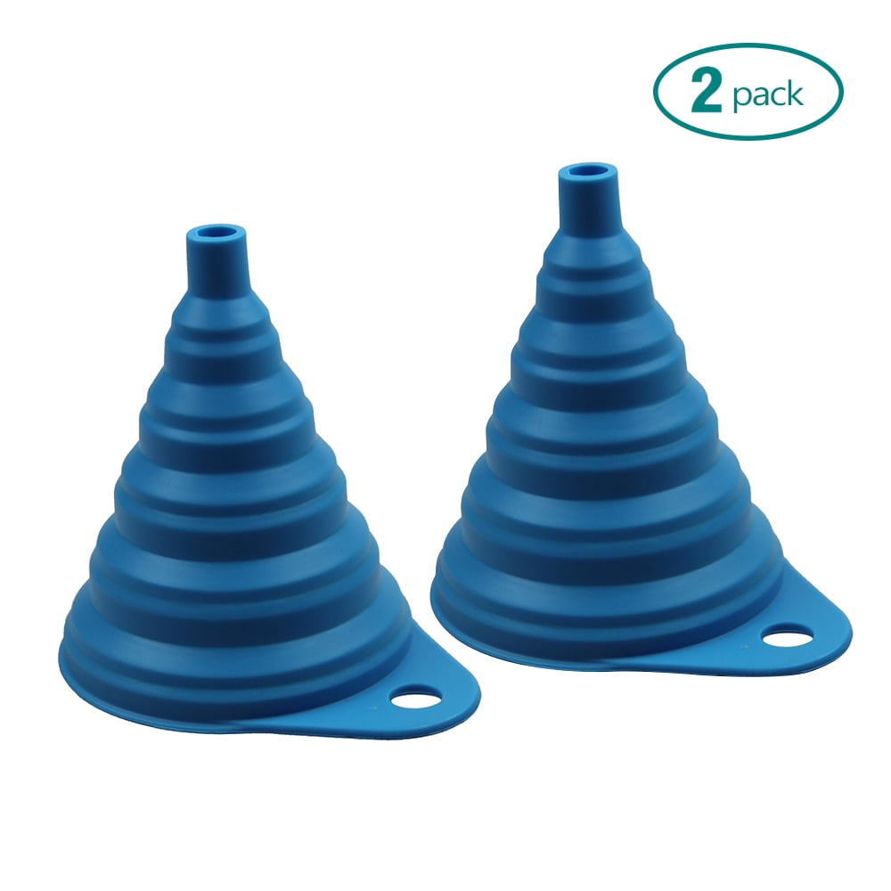 Tritina Home & Kitchen Foldable Funnel,Silicone Collapsible Style,BPA ...