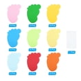 Uxcell Footprint Cutouts, 72 Pack Paper Feet, Colorful Feet Cutout for ...