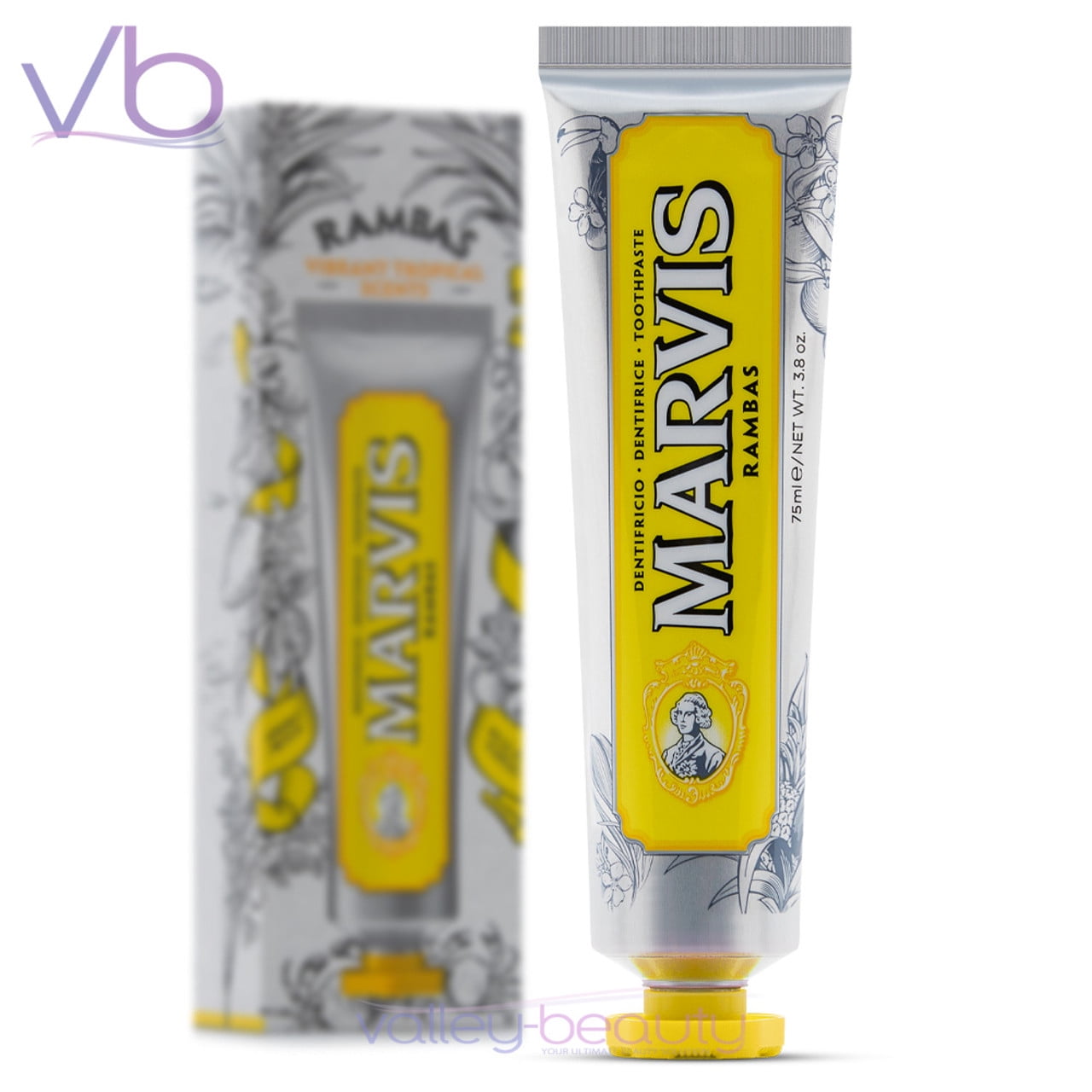 Marvis Rambas | Rich and Creamy Toothpaste with Alphonso Mango Flavor ...