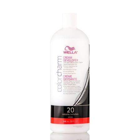 Size : 20 Volume - 32 oz , Wella Color Charm Creme CREAM Developer ...