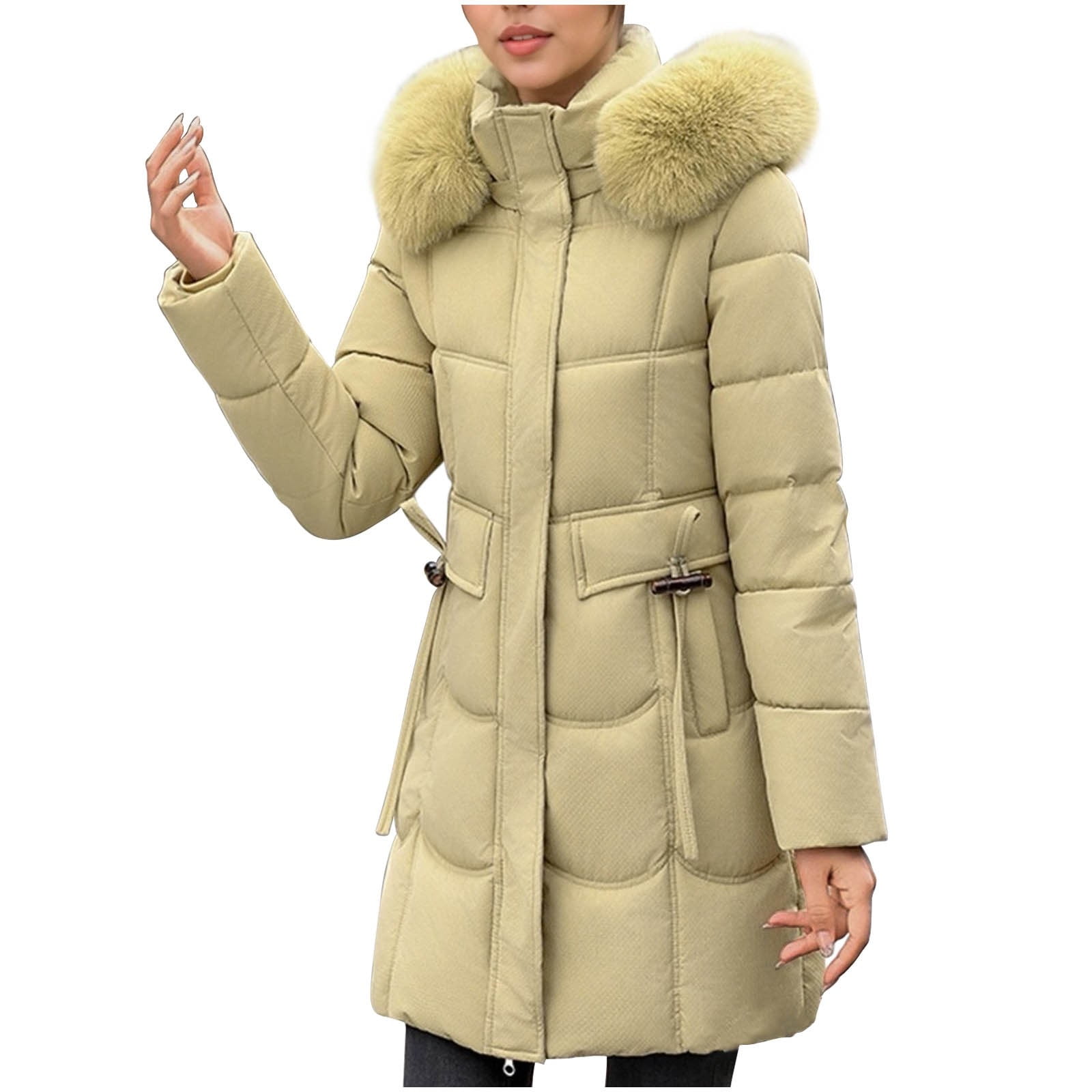 Click here for Uppada Womens Winter Quilted Puffer Jackets Long W... prices