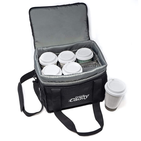 Drink Caddy Insulated Portable Drink Carrier Reusable Coffee Cup Holder ...