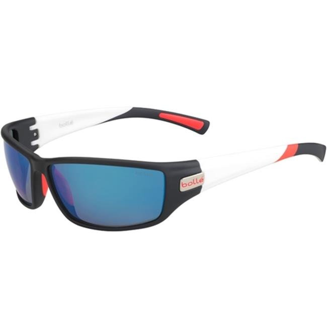 Python 11693 Sunglasses Matte Black/Blue - Walmart.com