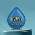 Digital Bathroom Clock Waterproof Shower Clock Timer Temperature