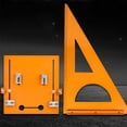 Aluminium Alloy Triangular Square Ruler Multifunctional Square Tool ...