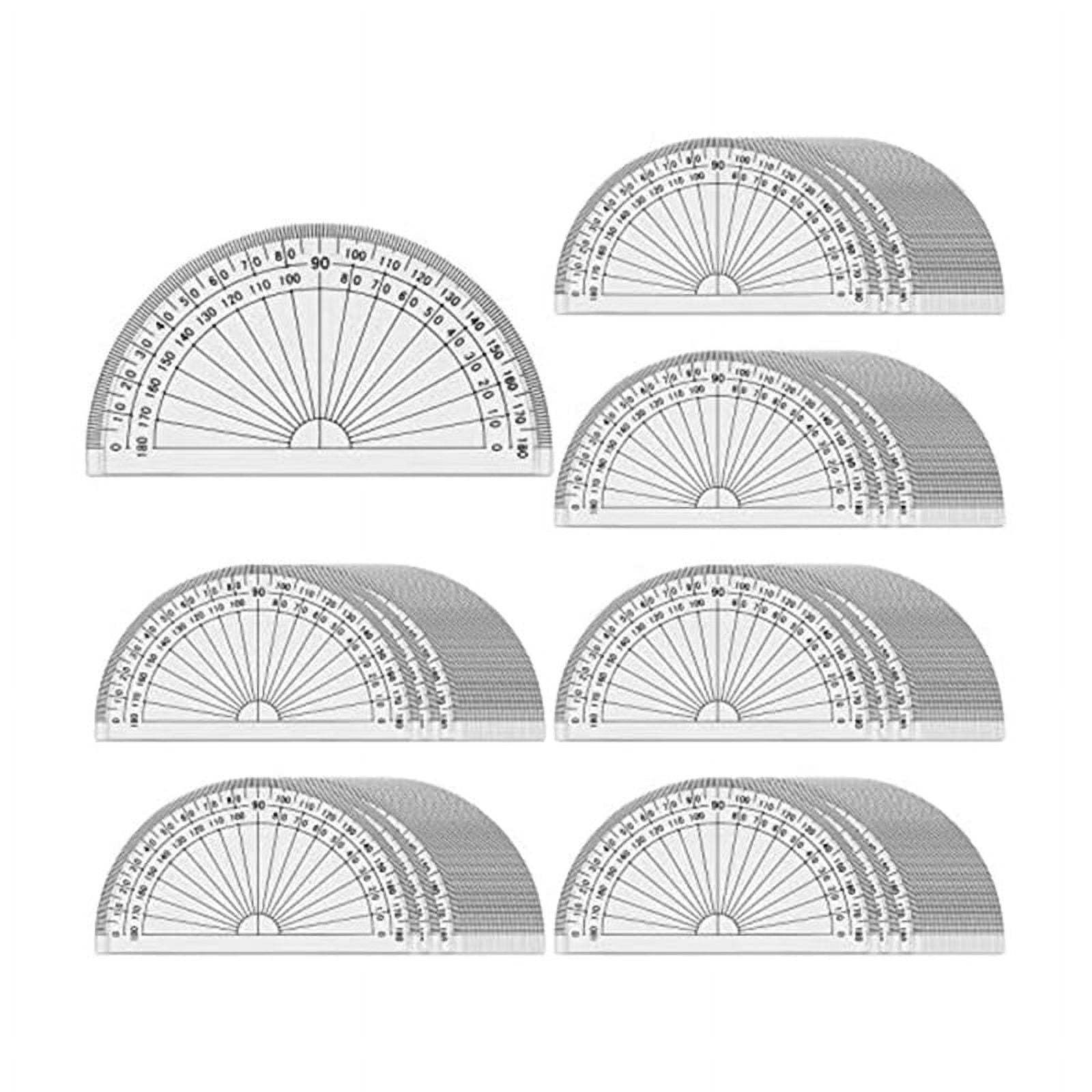 Angle Measurement Protractor Set 4-Piece Multi-Size 360 Degree ...