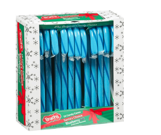 Brach's Santa's Choice Blueberry Candy Canes (2 Packs) - Walmart.com