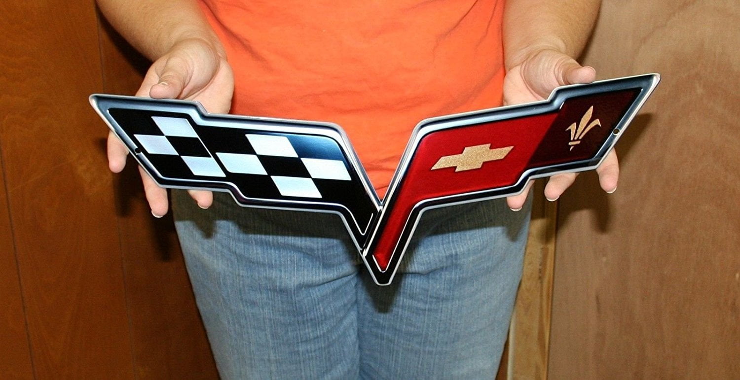 C6 Corvette Metal Wall Hanging Sign : 18" x 7" - Walmart.com