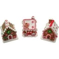 Raz Imports 2021 5.5-inch Gingerbread Lighted House, Assortment of 3 ...