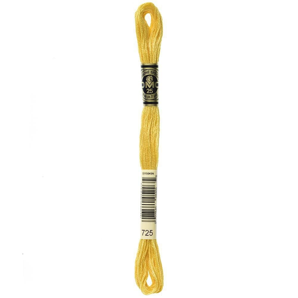 Click here for Dmc Yellow Cotton 6 Strand Floss 8m prices