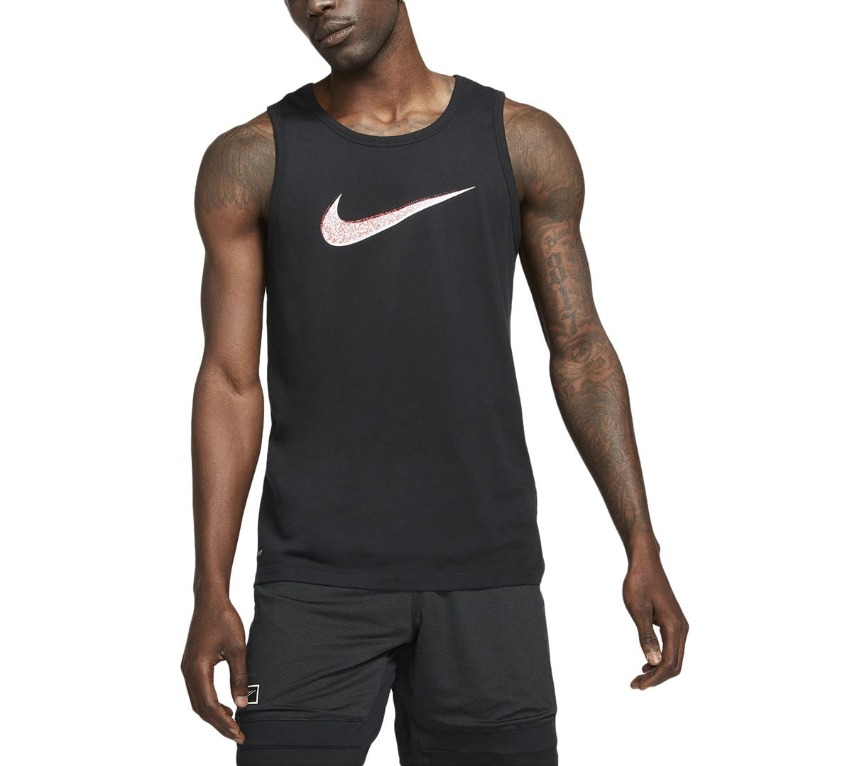 Nike Mens Mezzo Swoosh Logo Graphic Training Tank - Walmart.com