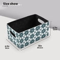 2 Pcs Foldable Felt Storage Bins Decorative Fabric Organizer Baskets ...