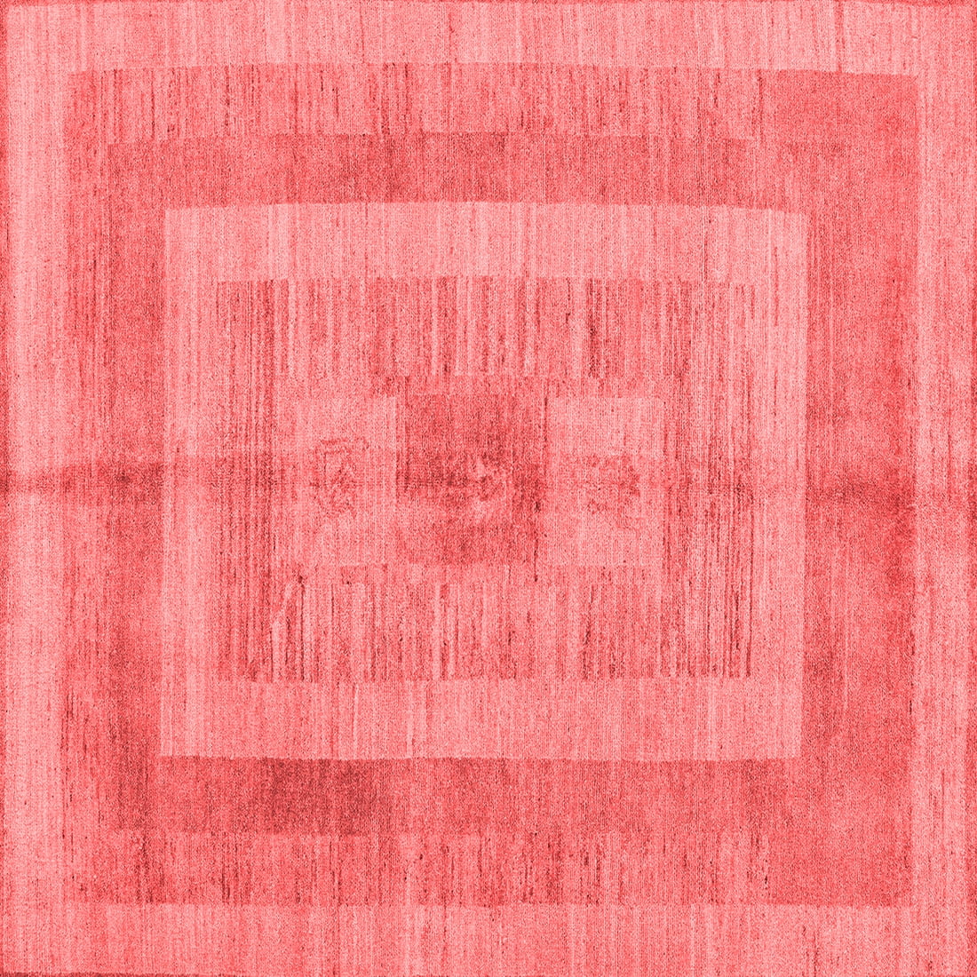 Ahgly Company Indoor Square Abstract Red Modern Area Rugs, 4' Square ...