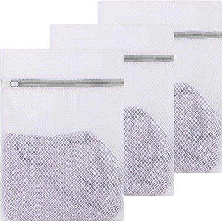 3 Pack Delicates Laundry Bags, Honeycomb Fine Mesh Laundry Bags For ...