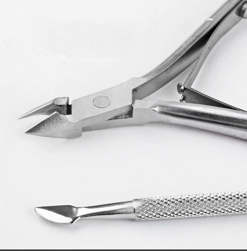 Cuticle trimmer with cuticle pusher, manicure cuticle scissors, sharp ...