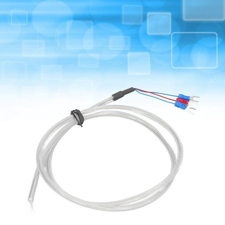 Spptty Temperature Sensor Probe,Thermocouple 1 Meter PTFE Temperature Sensor Probe PT100 Type ...