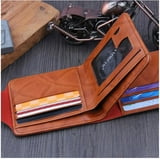 USA $100 Bill Benjamin Franklin Wallet With Safety Snap Men's Brown ...