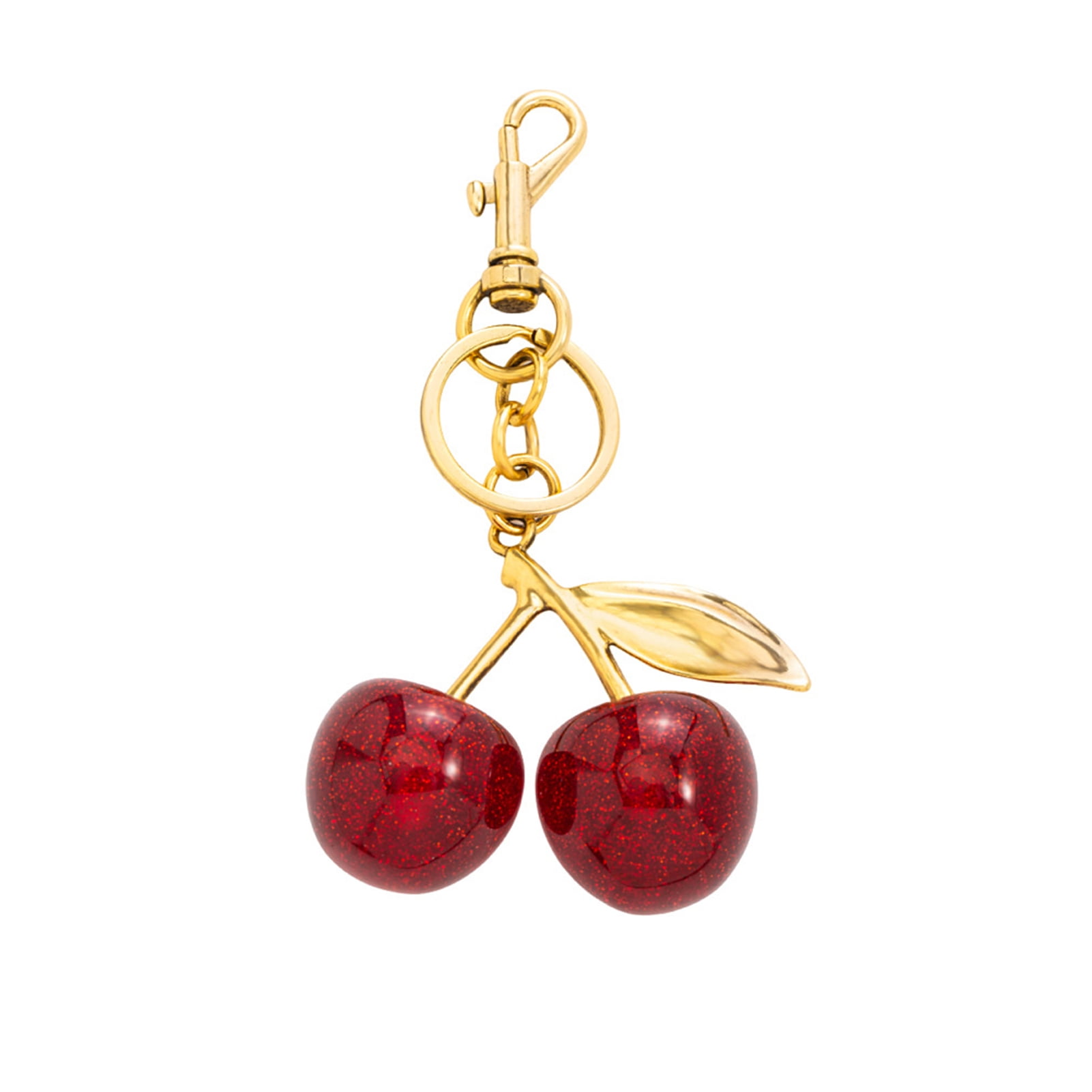 Click here for Visland Keychain Key Holder Cherry Leaves Charm Ke... prices