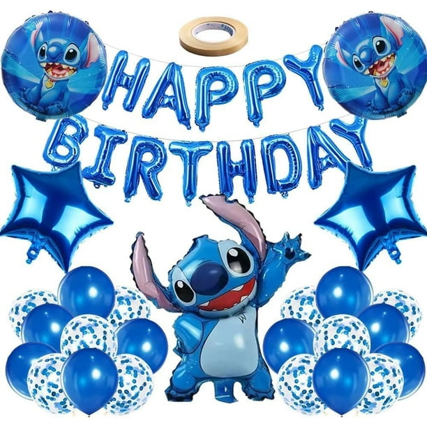 Lilo Birthday Party Theme Decoration Kit |Stitch Happy Birthday Banner ...