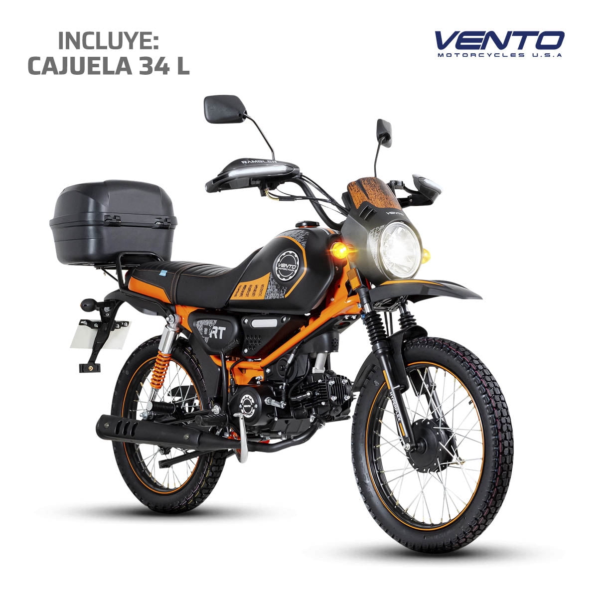 Motocicleta Doble Propósito Vento Rambler 125 Negro 2025 | Bodega ...