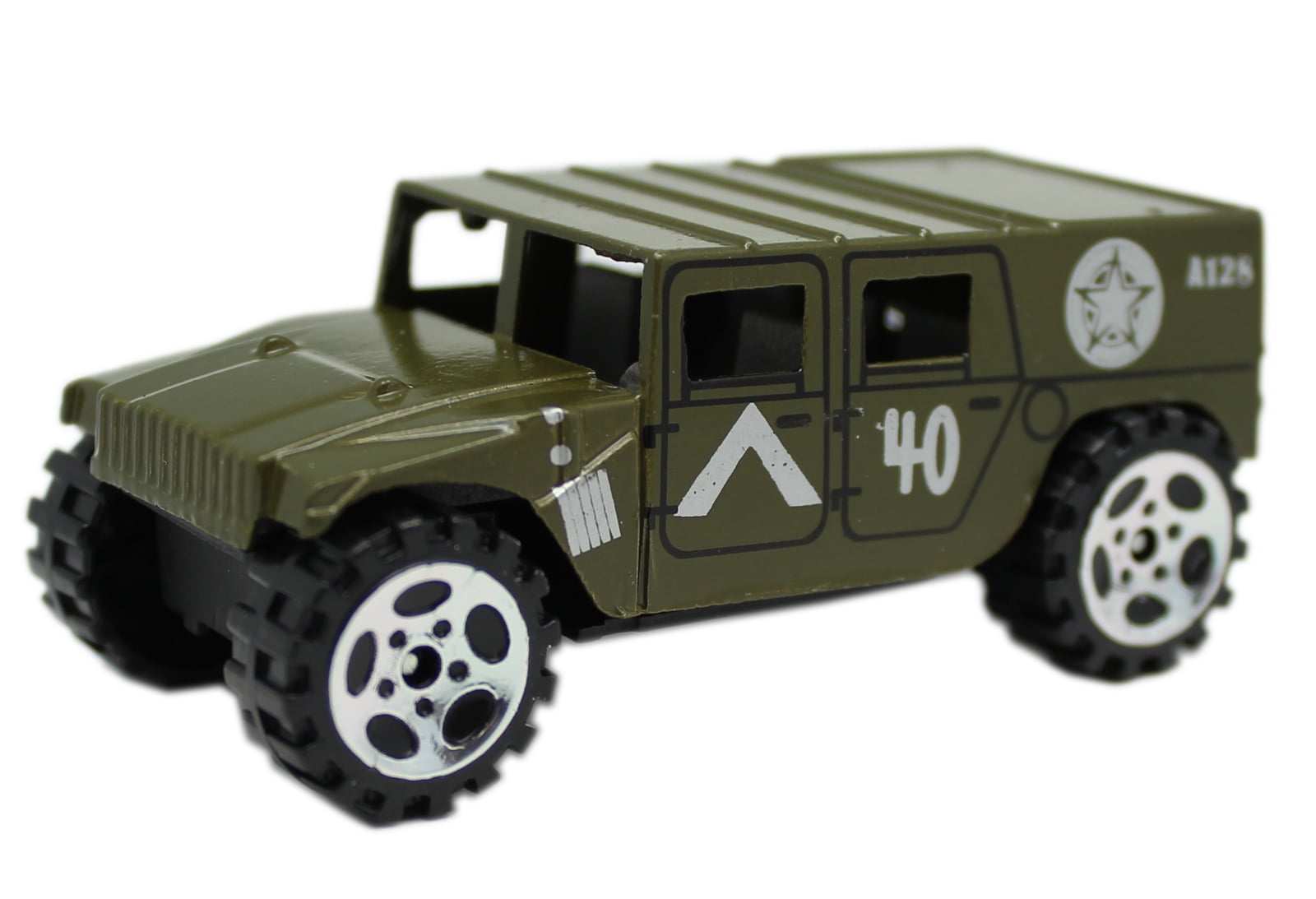 Die-Cast Army Humvee Army Green Colored Model Vehicle Toy - Walmart.com