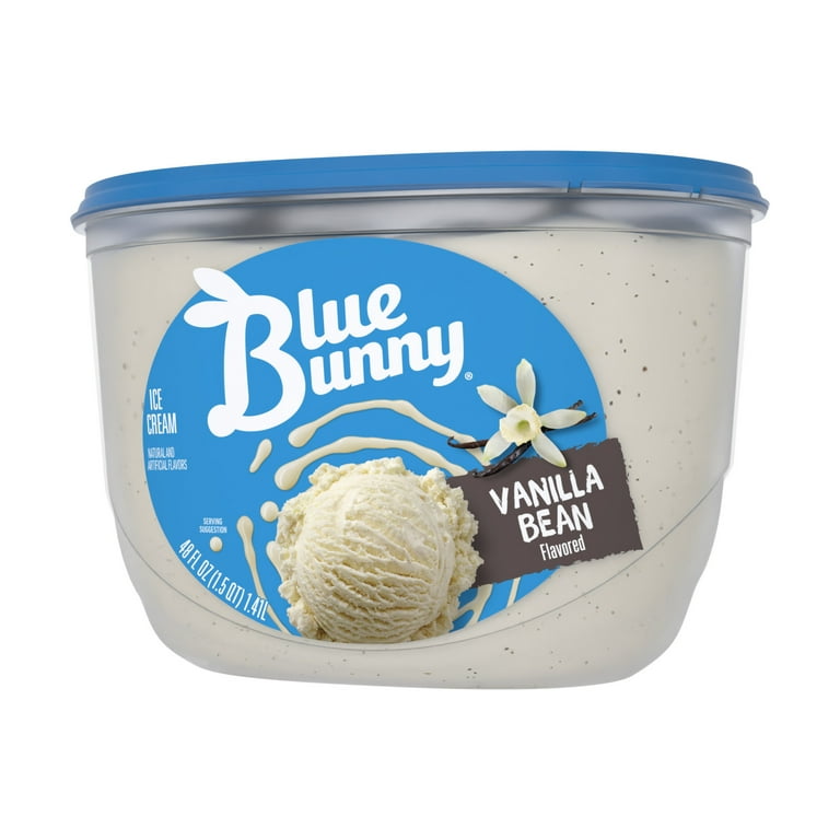 Blue Bunny Vanilla Bean Flavored Ice Cream 48 fl oz Walmart