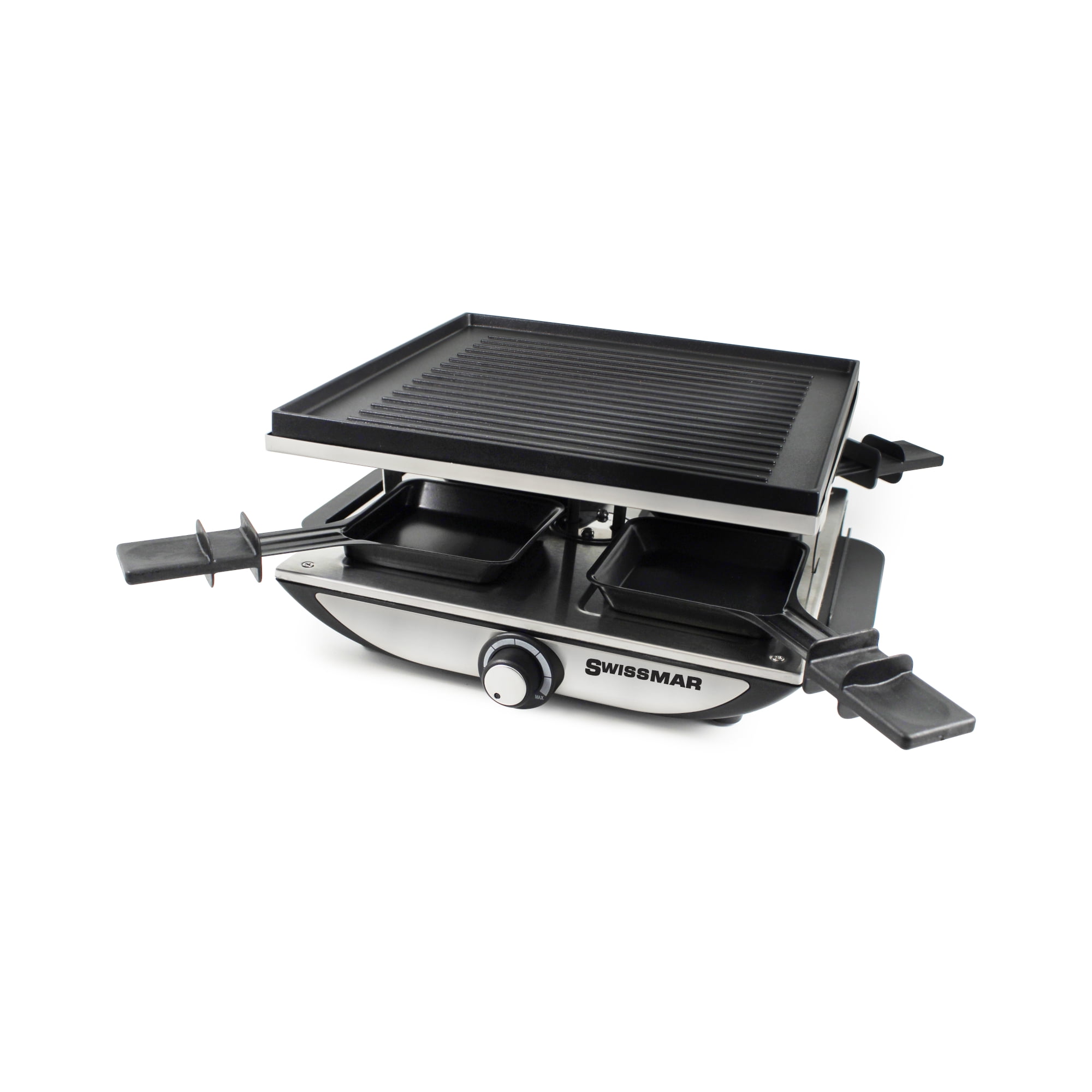 Swissmar Geneva 4-Person Stainless Steel Raclette - Walmart.com