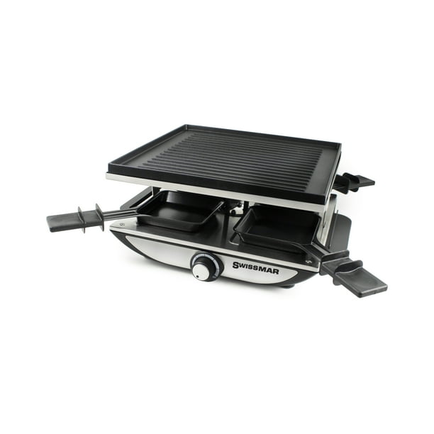 Swissmar Geneva 4-Person Stainless Steel Raclette - Walmart.com