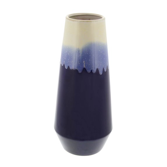 Decmode Modern 16 Inch Pear-Shaped Ceramic Vase, Blue - Walmart.com