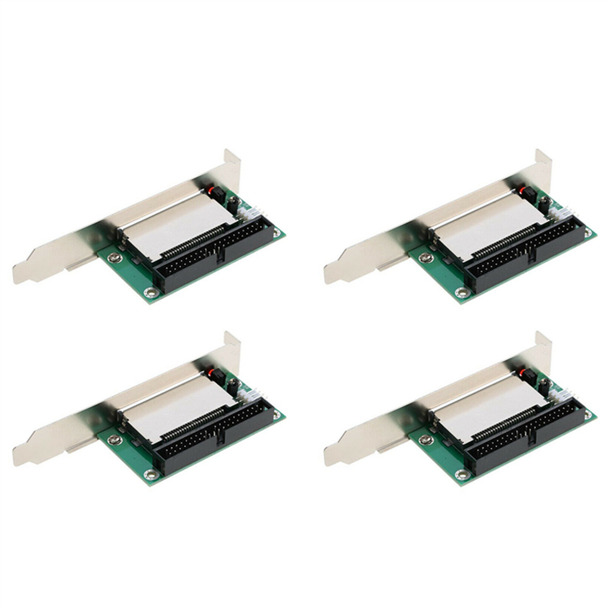 4X 40-Pin Compact Flash Card to 3.5 Ide Converter Adapter Pci Bracket ...