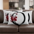 Cherry Blossom Lumbar Pillow Covers 12 x 20 Inch Pillow Covers Set of 4 ...