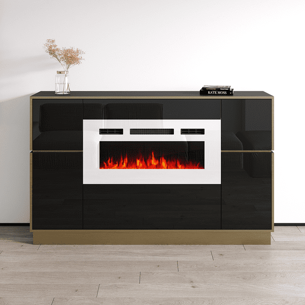 Odessa WH-EF Fireplace Sideboard - Walmart.com
