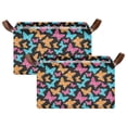 Cute Butterfly Collapsible Storage Bin Open Home Shelf Basket Water ...