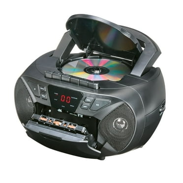 Ematic CD Boombox with AM/FM Radio, Bluetooth Audio and Speakerphone ...