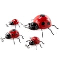 Decorative Large Metal Ladybug Outdoor Yard Lawn Ornament - Garden ...