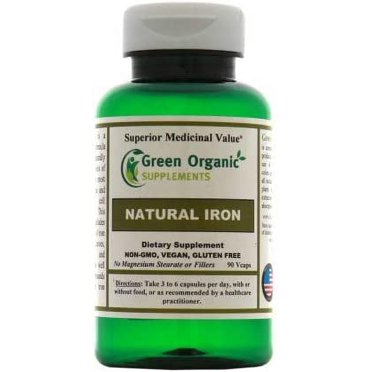VegLife Vegan Iron 25 mg | Plus Vitamin C, Folic Acid, B-12 and ...