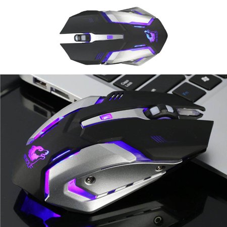 facefd Free Wolf X7 Wireless Mouse Desktop Ergonomic Mouse Pratical ...